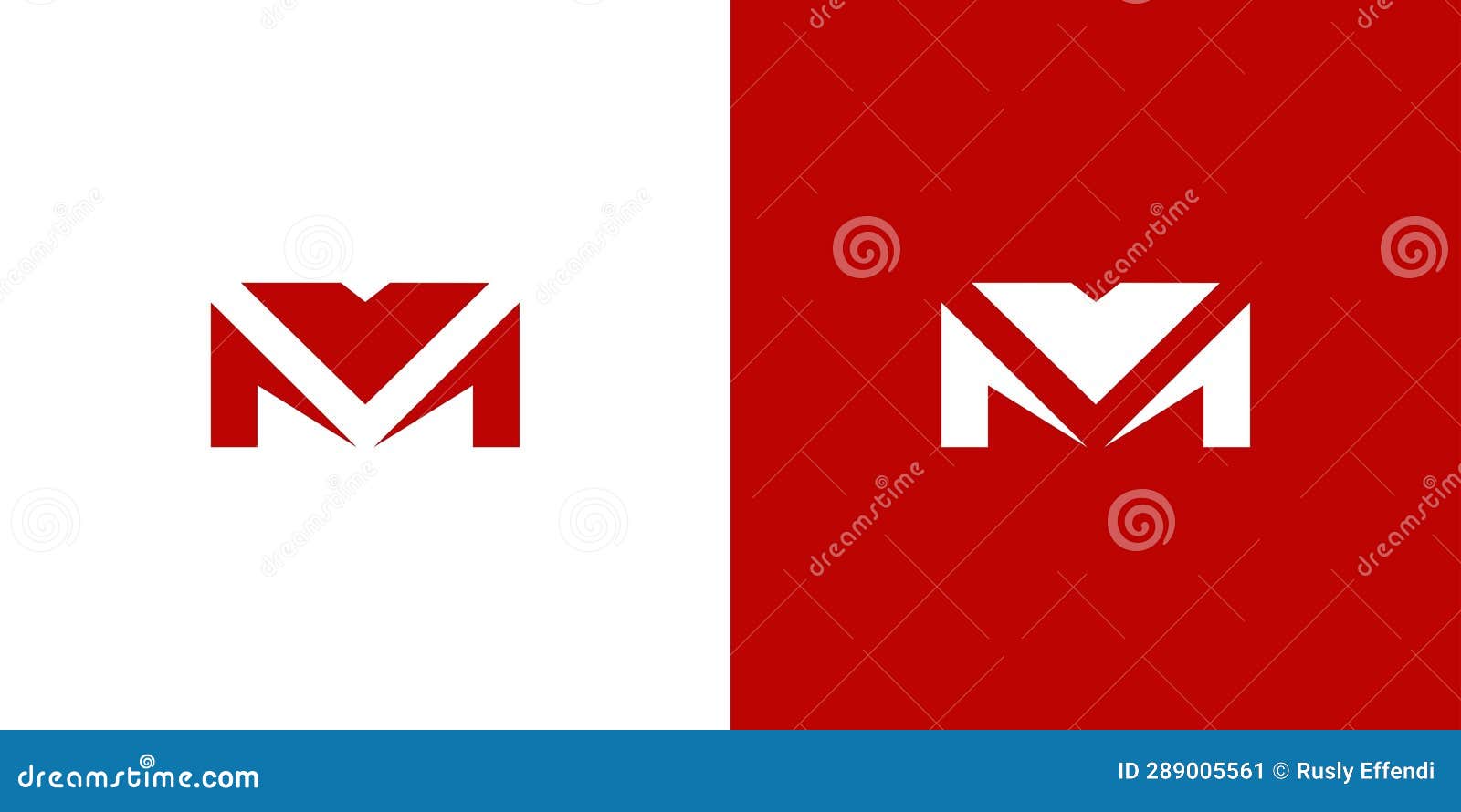 Modern and Strong M Logo Design Stock Vector - Illustration of symbol ...