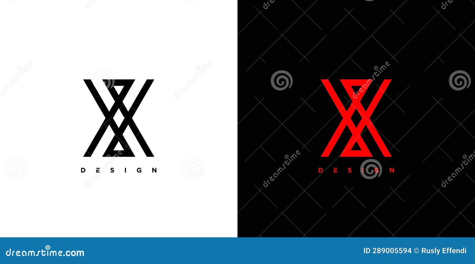 Modern and Strong WM Logo Design Stock Vector - Illustration of ...