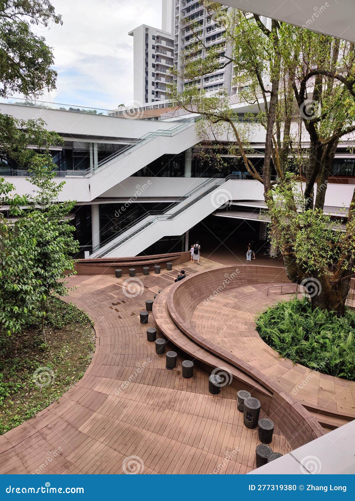 Modern Structure of NUS in Singapore Editorial Image - Image of ...