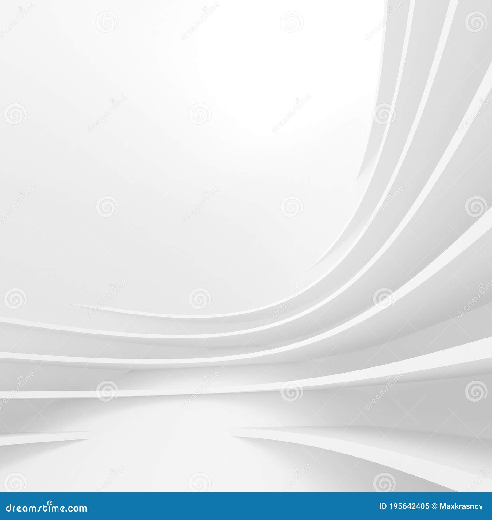 Modern Structure Wallpaper. White Circular Texture Stock Illustration ...