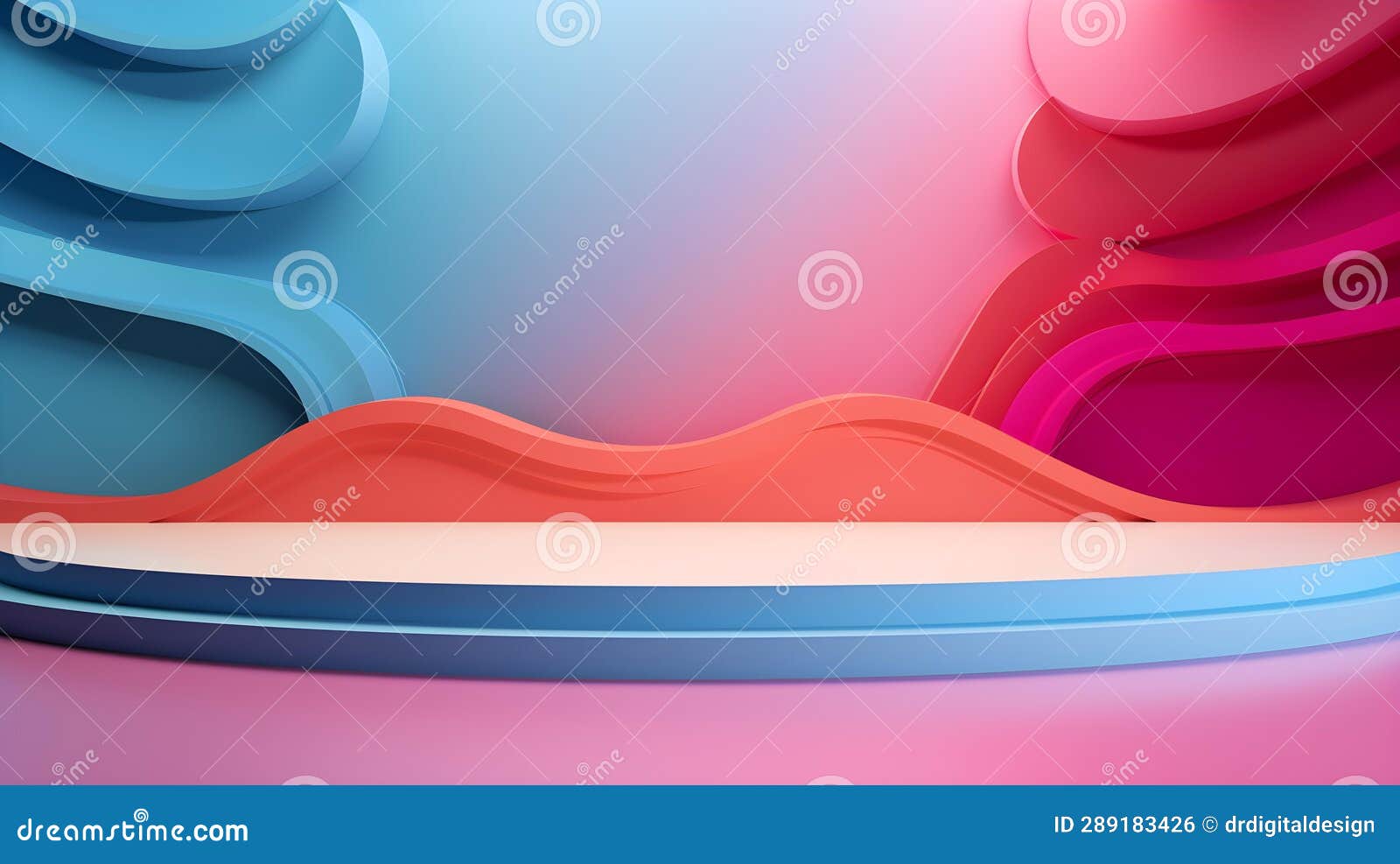 Modern Studio Background in Multiple Colors. Elegant Room for Product ...