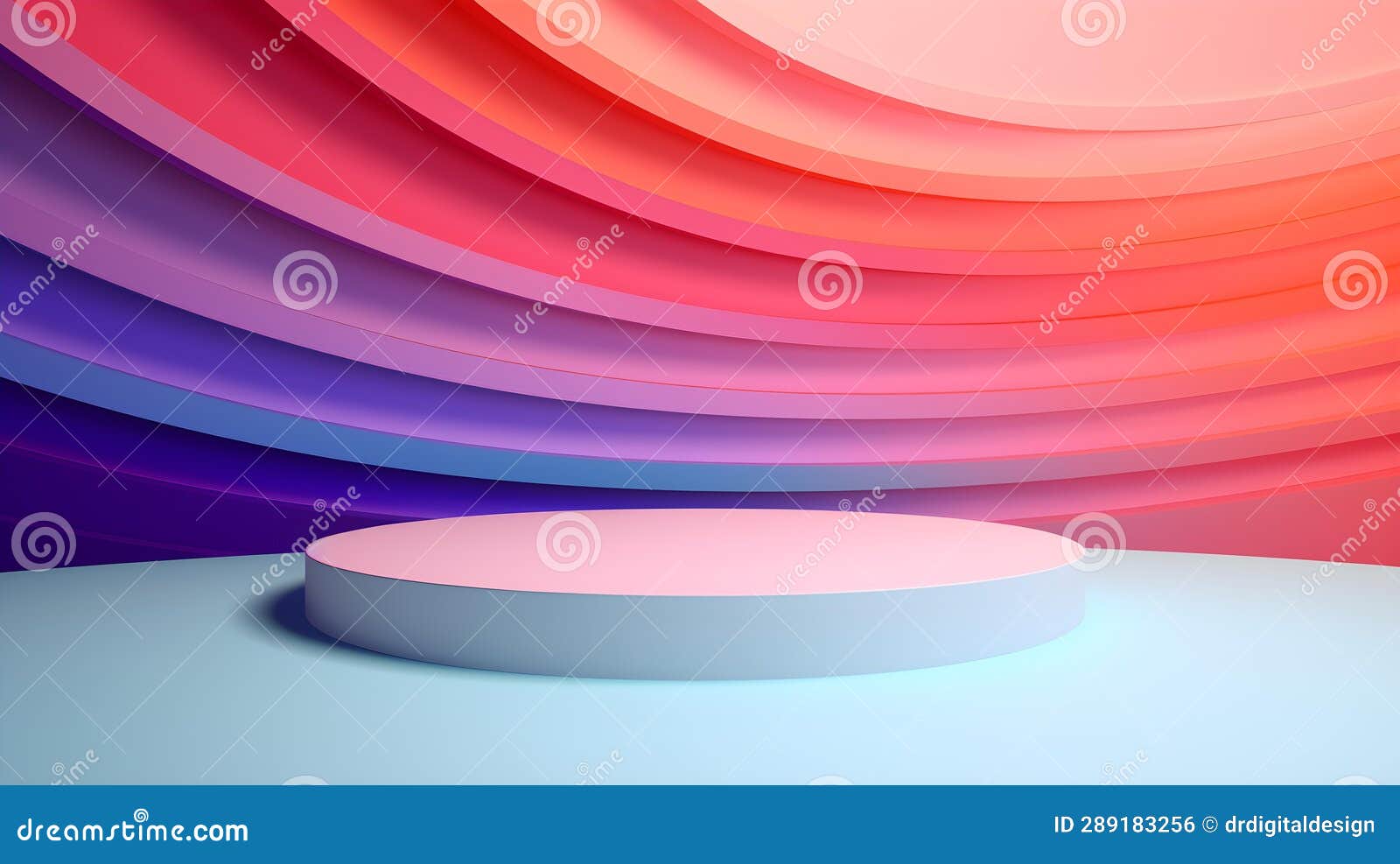 Modern Studio Background in Multiple Colors. Elegant Room for Product ...