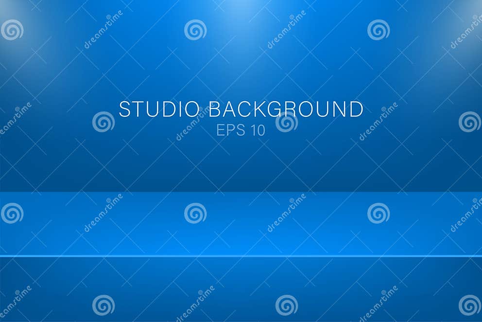 Modern Studio Background, Great Design for Any Purposes. Vector Blue ...