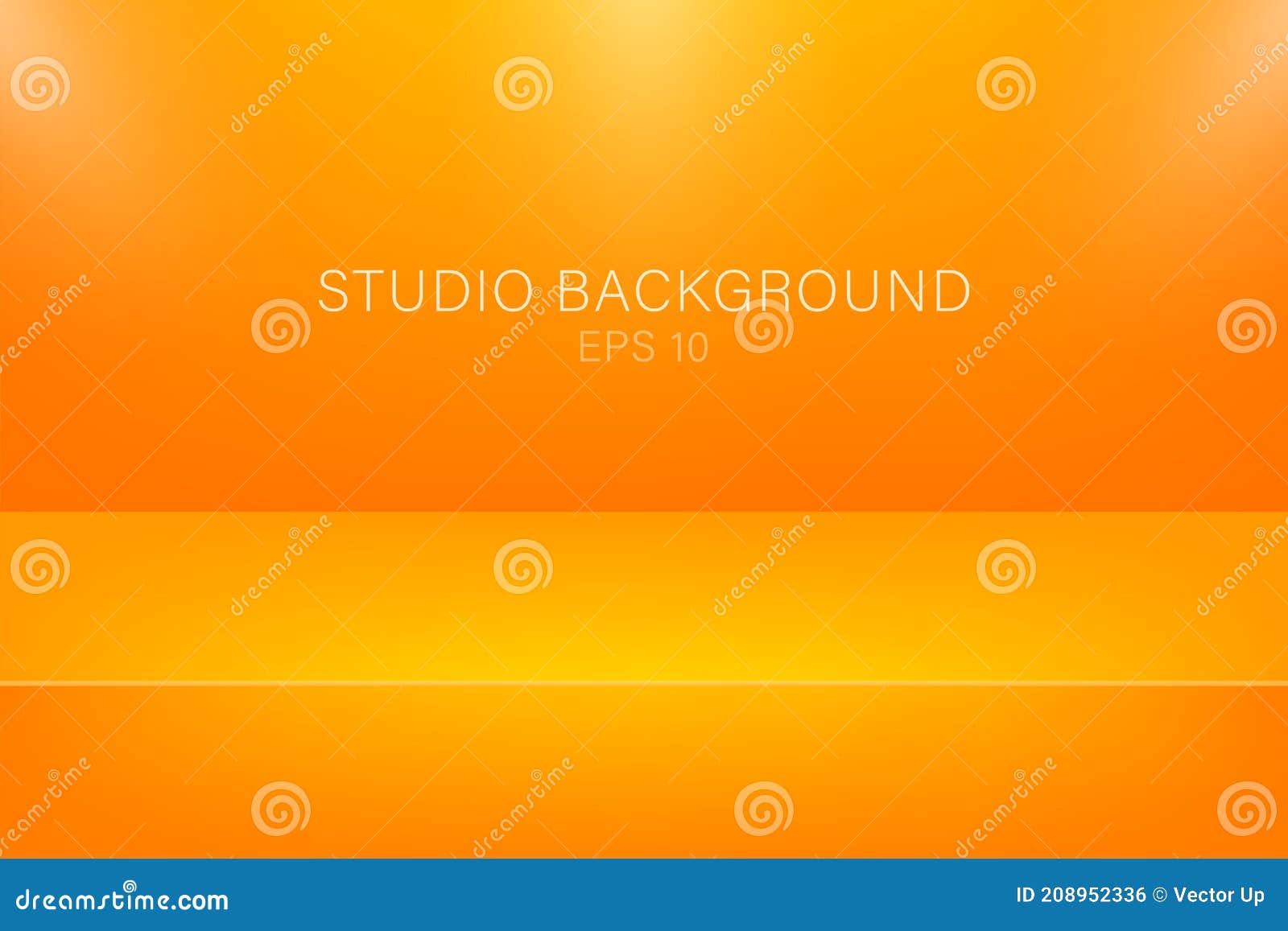 Modern Studio Background, Great Design for Any Purposes. Vector Orange ...