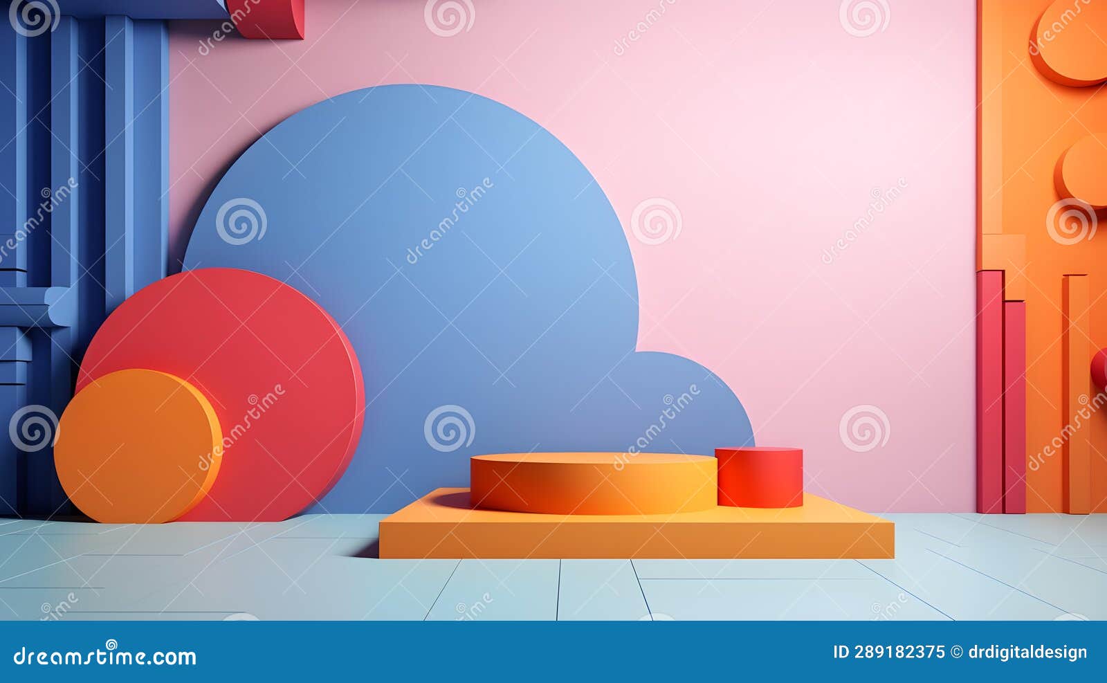 Modern Studio Background in Multiple Colors. Elegant Room for Product ...