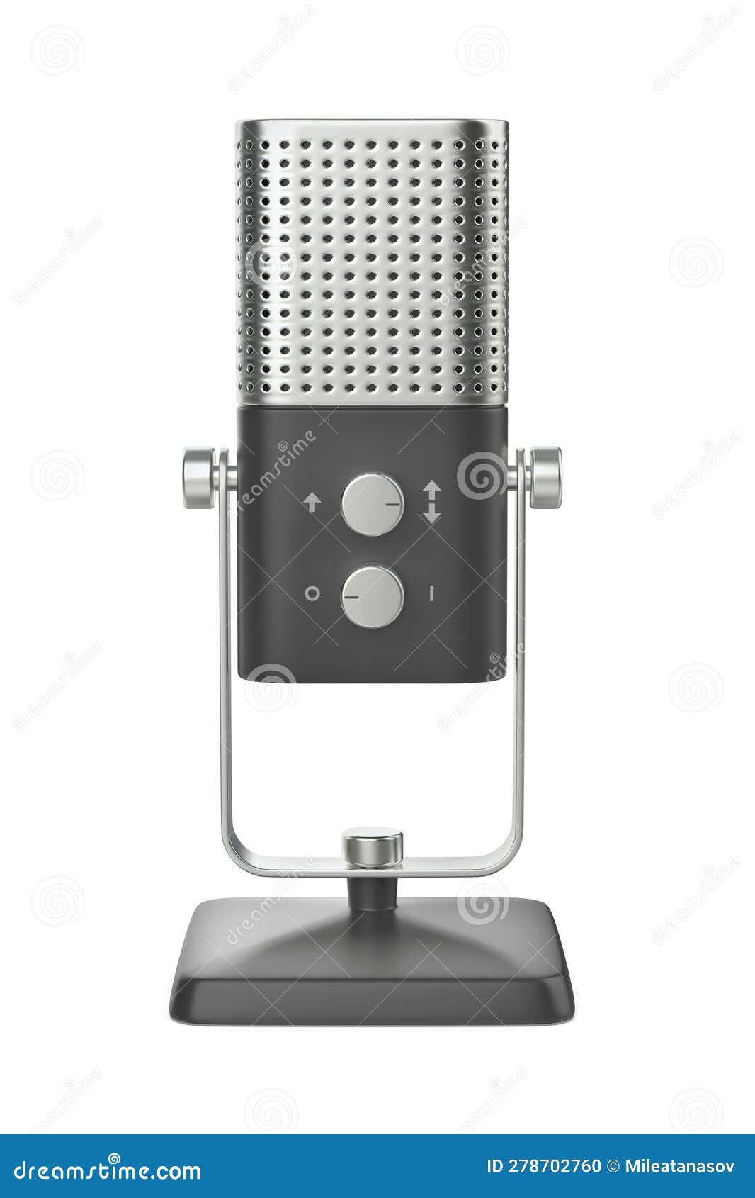 Modern studio microphone stock photo. Illustration of condenser - 278702760