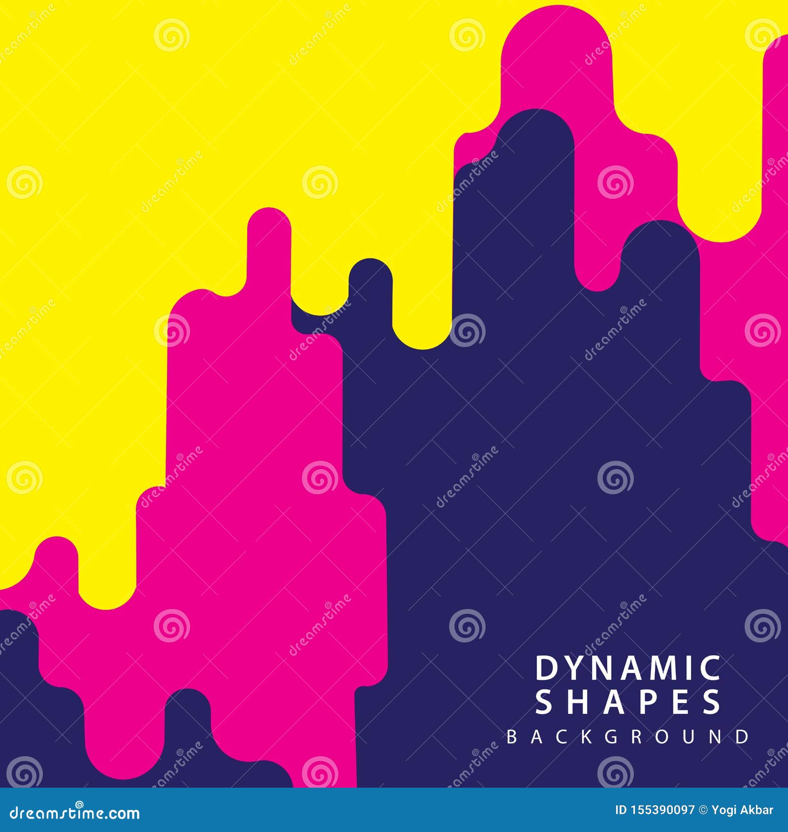 Modern Dynamic Shapes Style Background Stock Vector - Illustration of ...