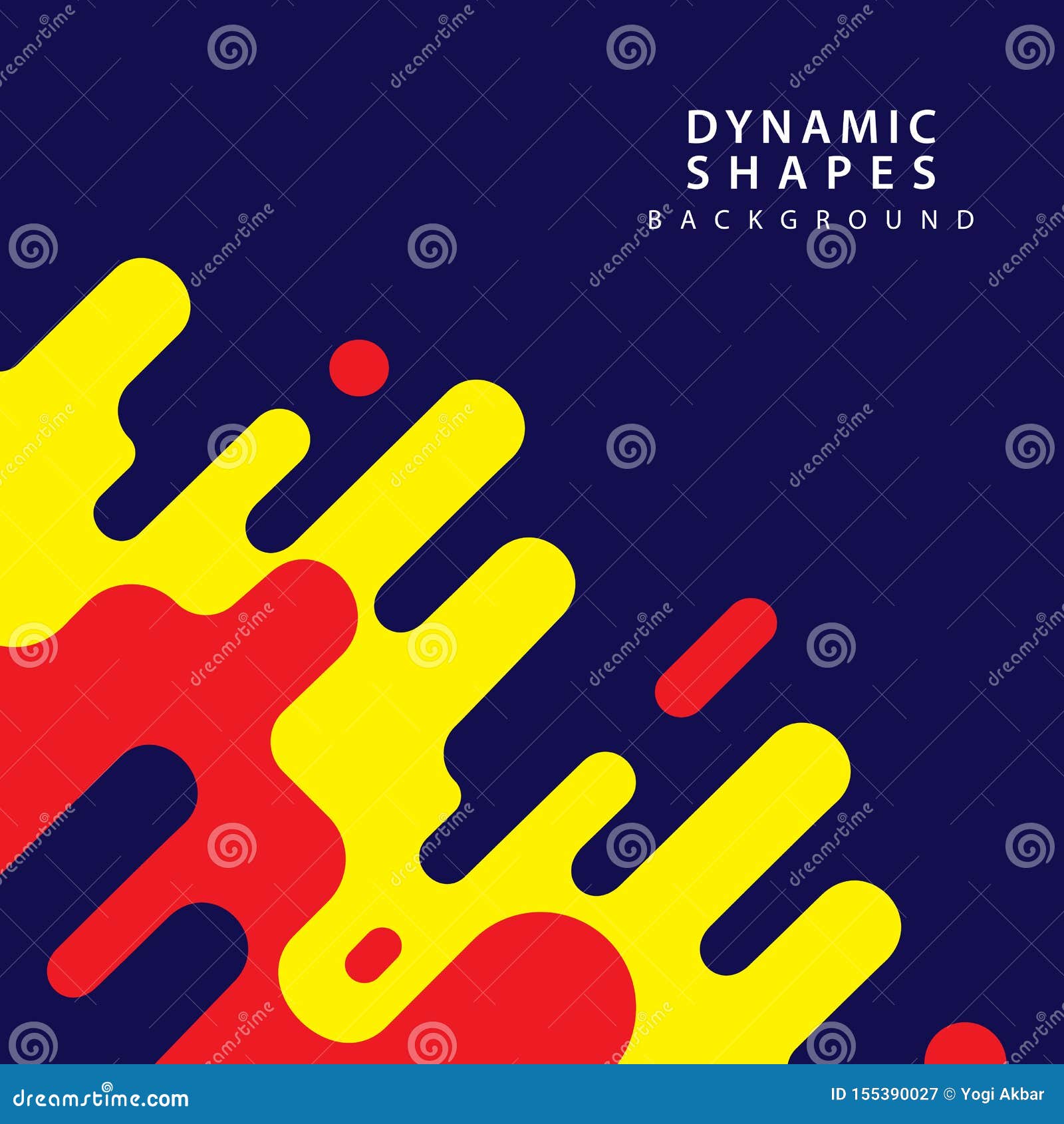 Modern Dynamic Shapes Style Background Stock Vector - Illustration of ...