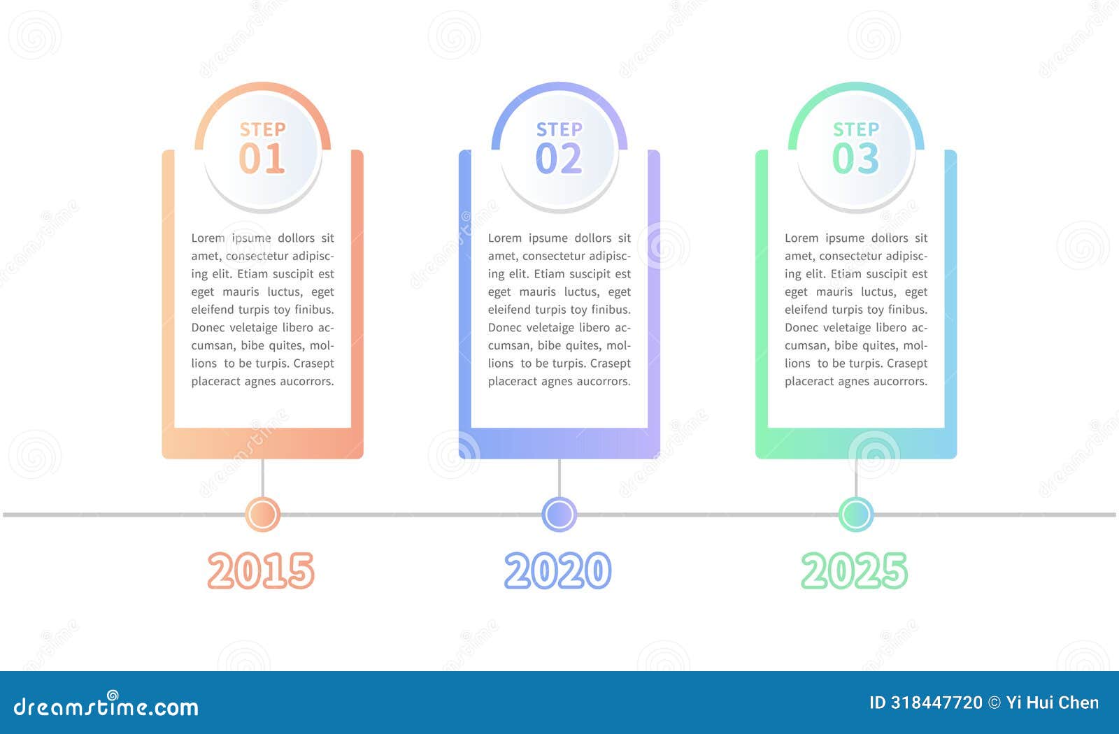 Modern Style Business Infographic with a Timeline Template To Introduce ...