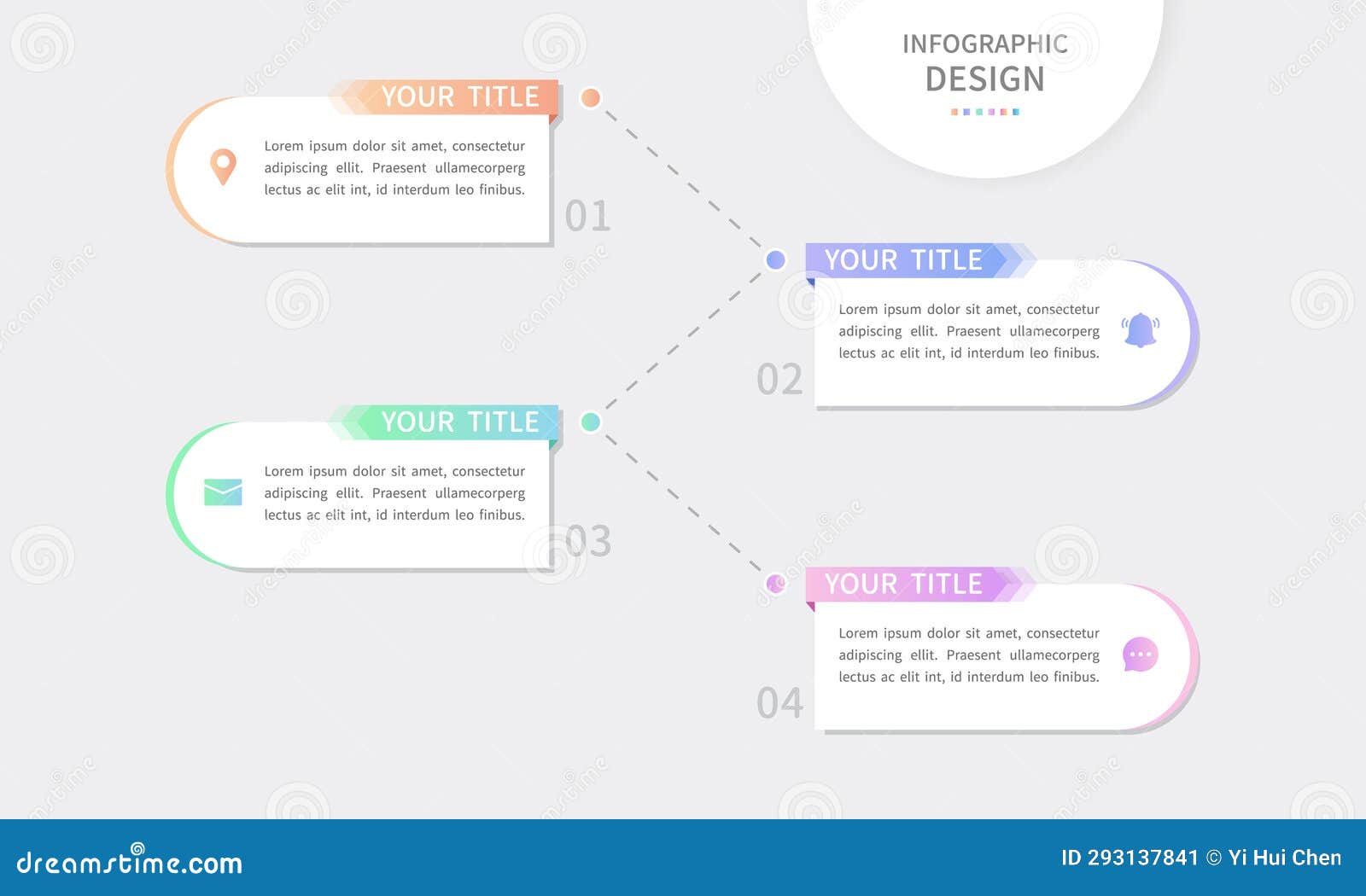 Modern Style Business Infographic with a Timeline Template To Introduce ...