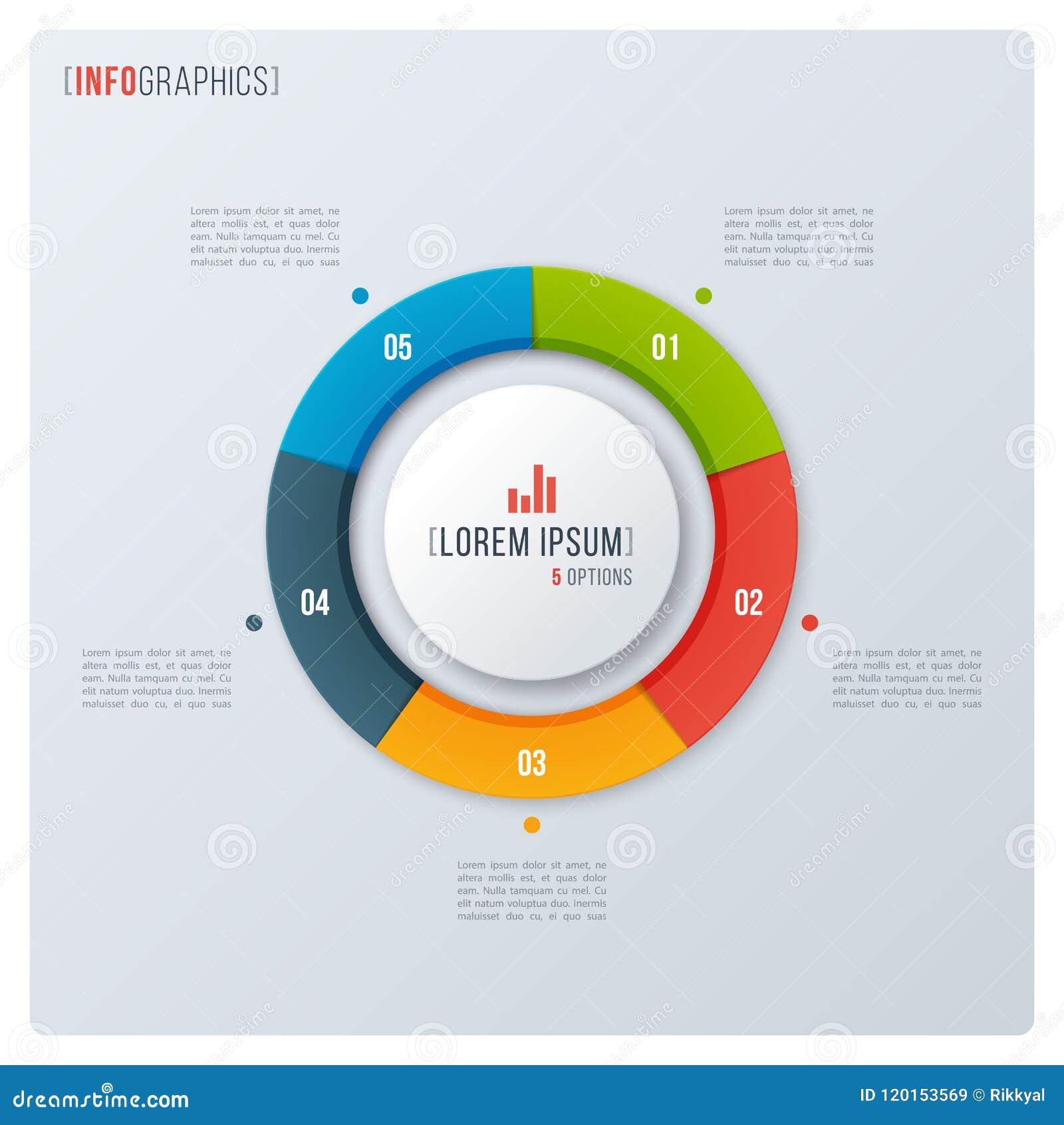 Modern Style Circle Donut Chart, Infographic Design, Visualization ...