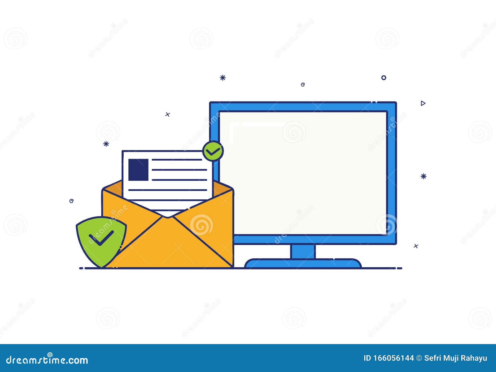 Modern Style Computer Icon Vector Stock Vector - Illustration of flat ...
