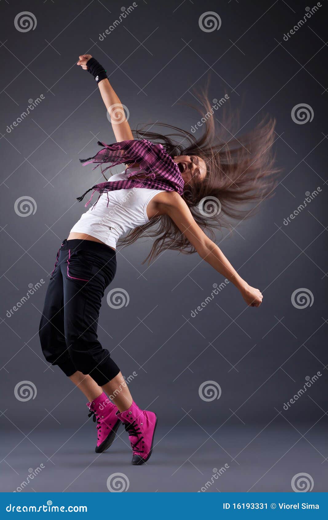 Modern style dancer stock image. Image of action, beautiful - 16193331