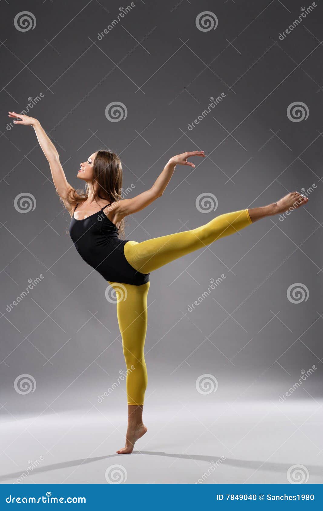 Modern style dancer stock photo. Image of beautiful, motion - 7849040