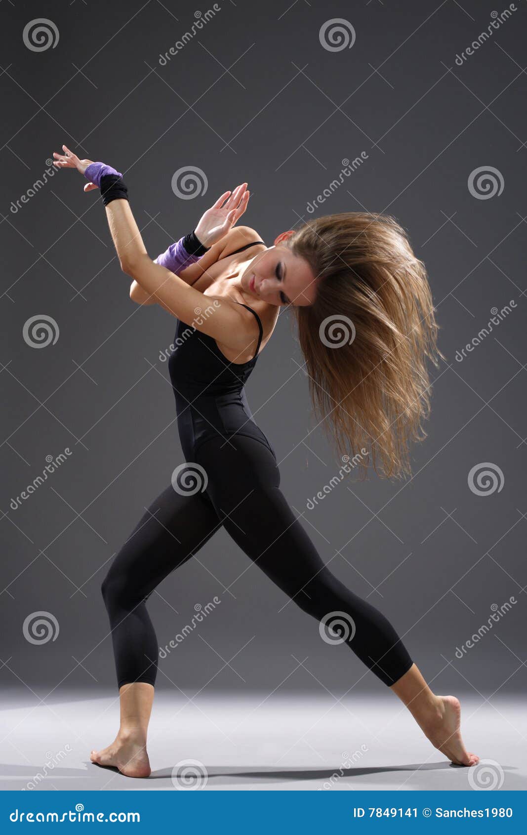 Modern style dancer stock image. Image of modern, fitness - 7849141