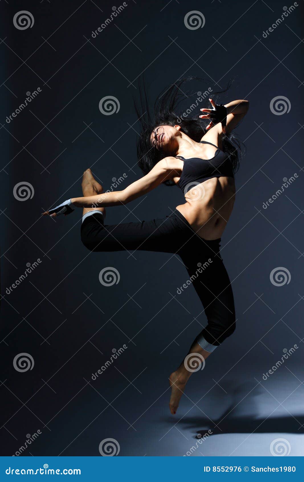 Modern style dancer stock photo. Image of ballerina, color - 8552976