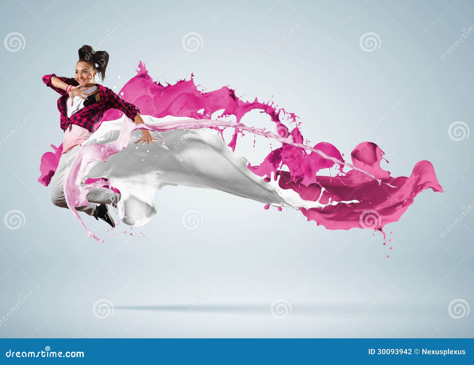 Modern style dancer stock photo. Image of colorful, entertainment ...