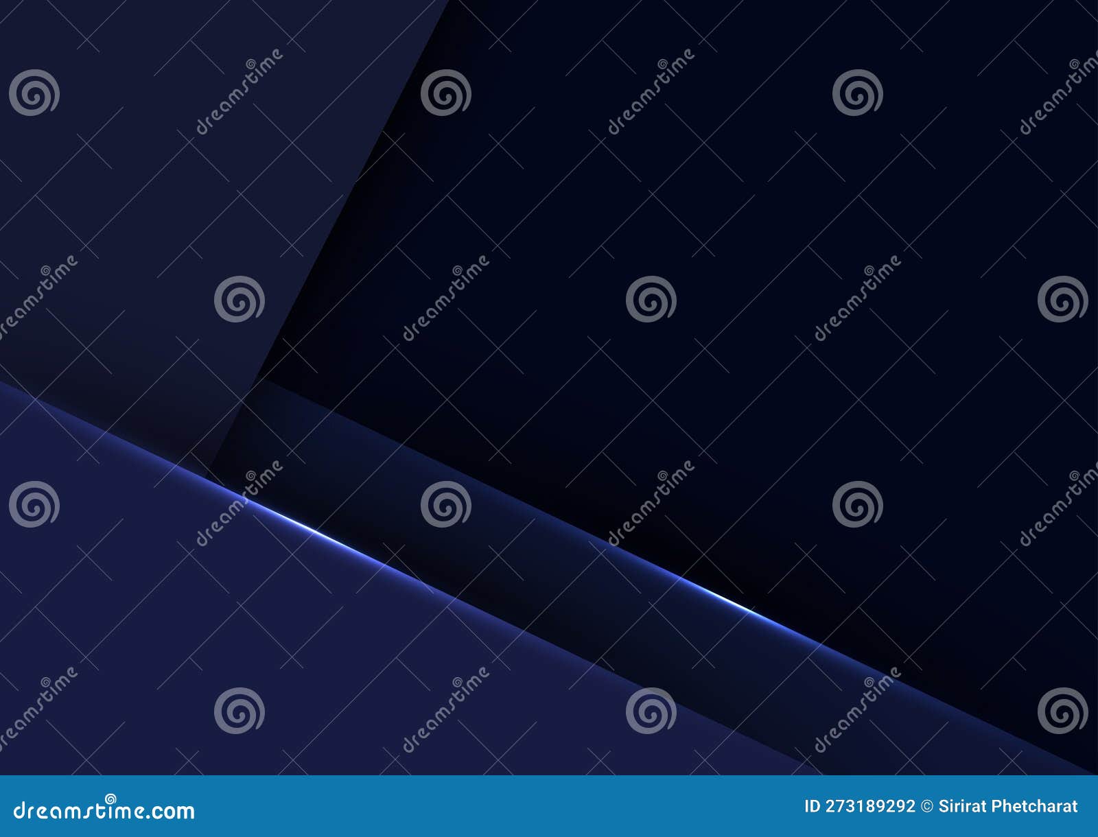 Modern Style Frame Presentation Dark Blue Line Background Stock Vector ...