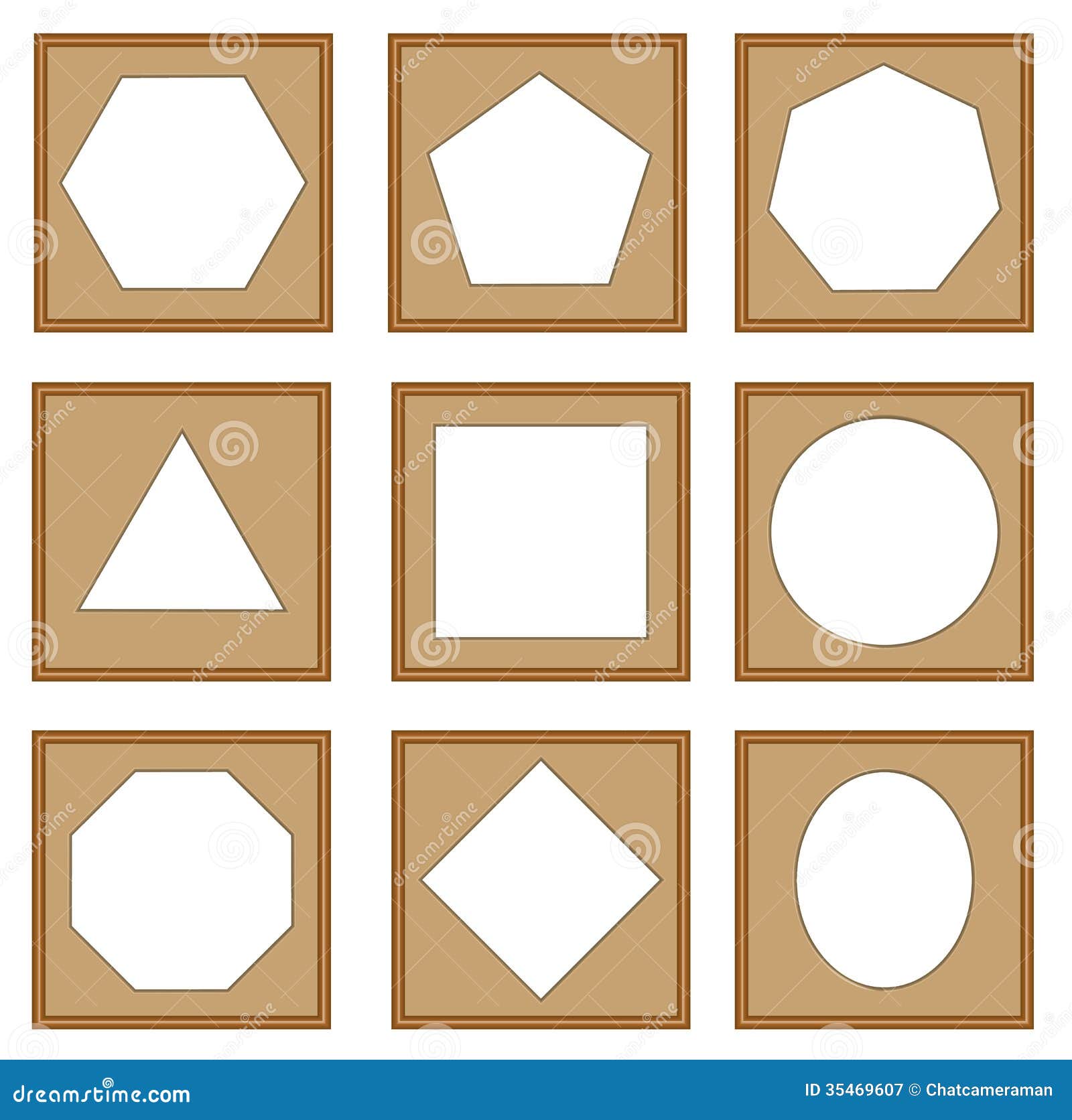 Set Of Hexagon And Octagon Simple Graphs. Collection Of Radar Or Spider ...