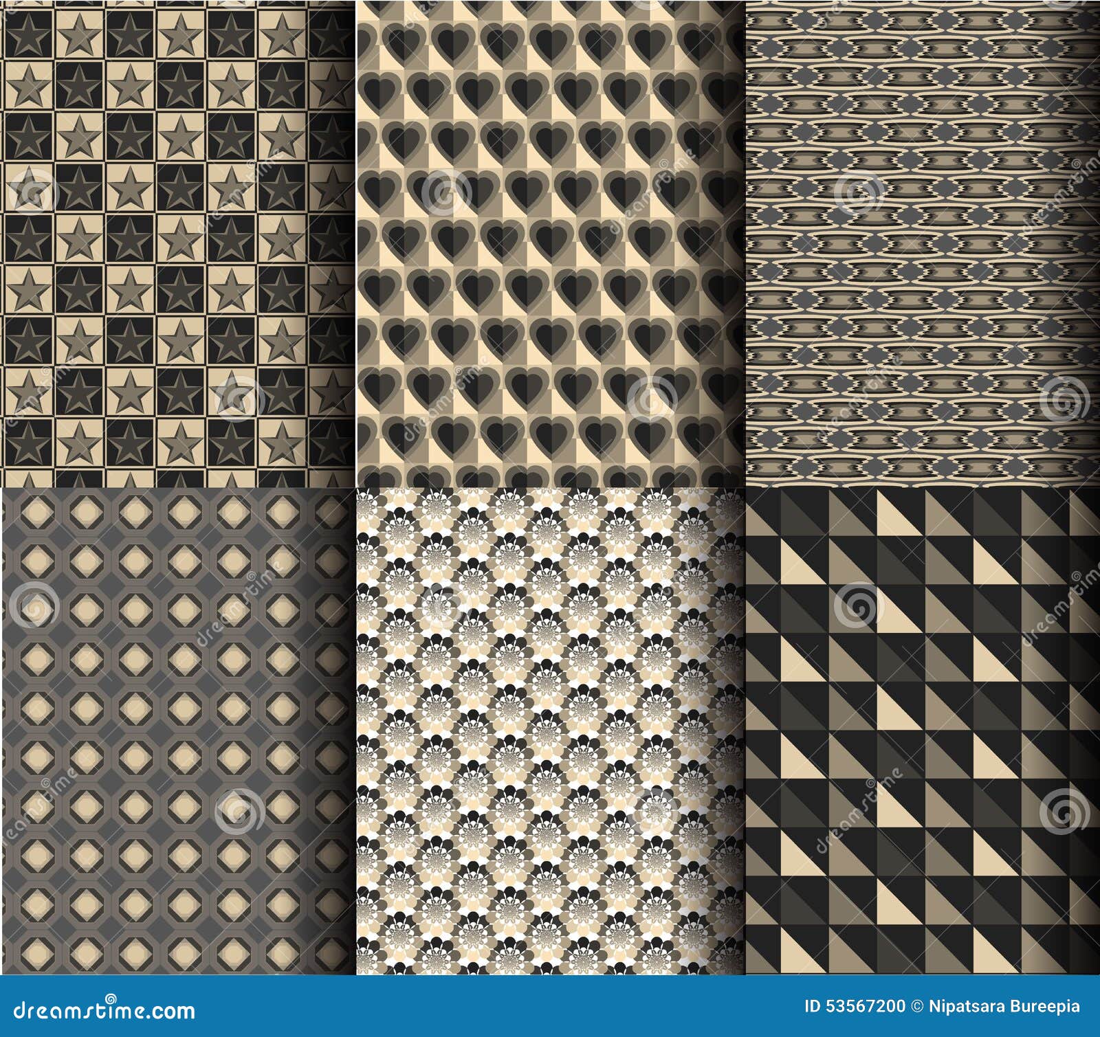 Modern Style Geometric Pattern Stock Illustration - Illustration of ...