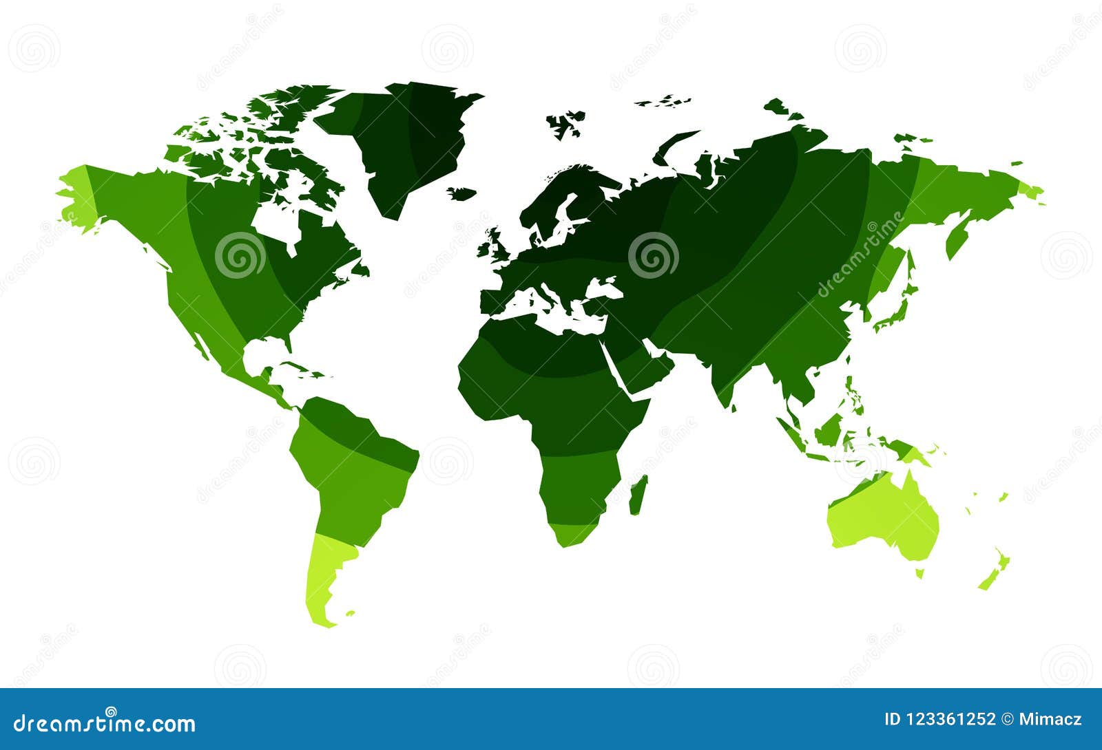 Green Waves World Map Background Stock Vector - Illustration of ...