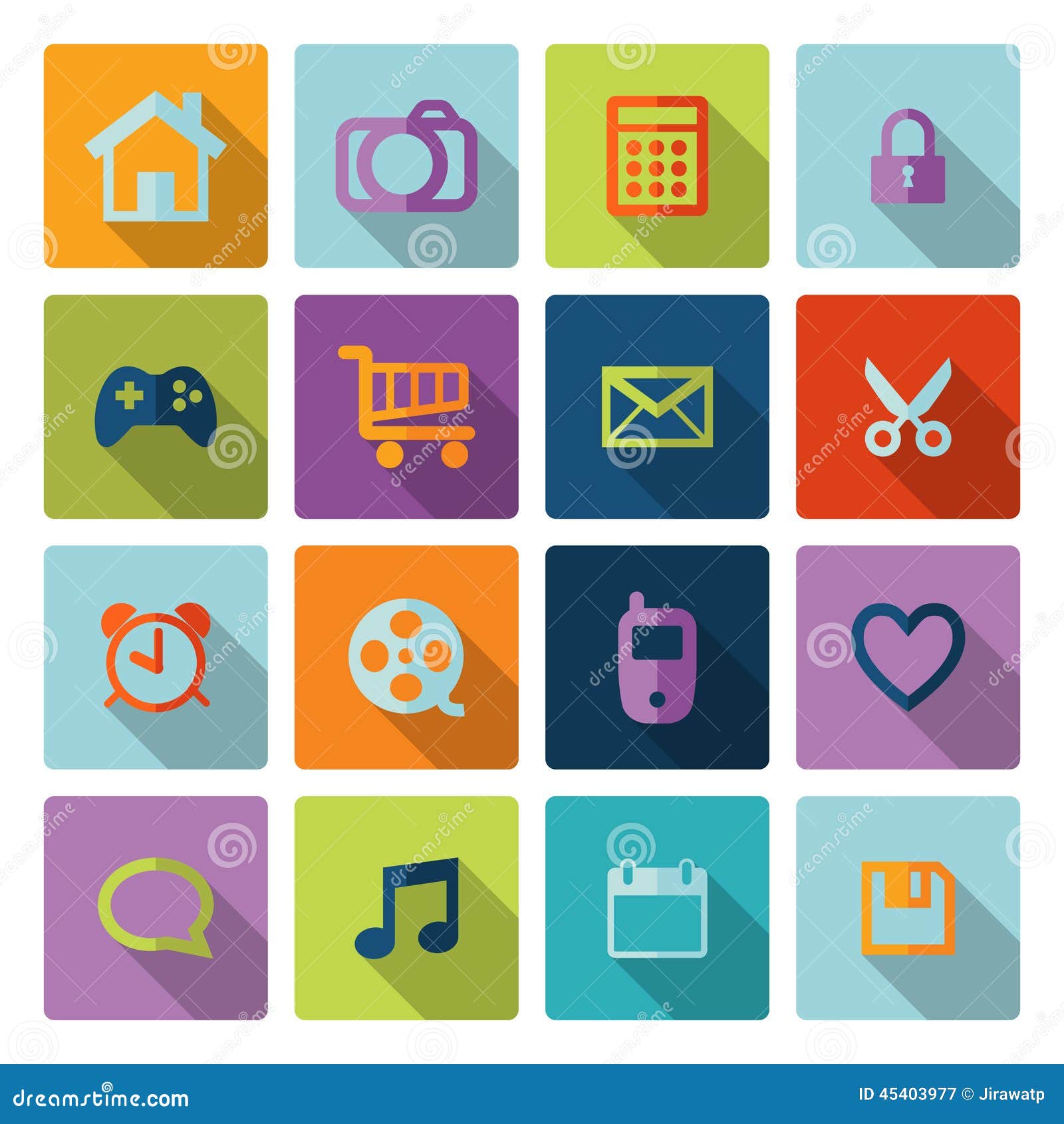 Modern Style Icons Vector Set 1 Stock Vector - Illustration of modern ...