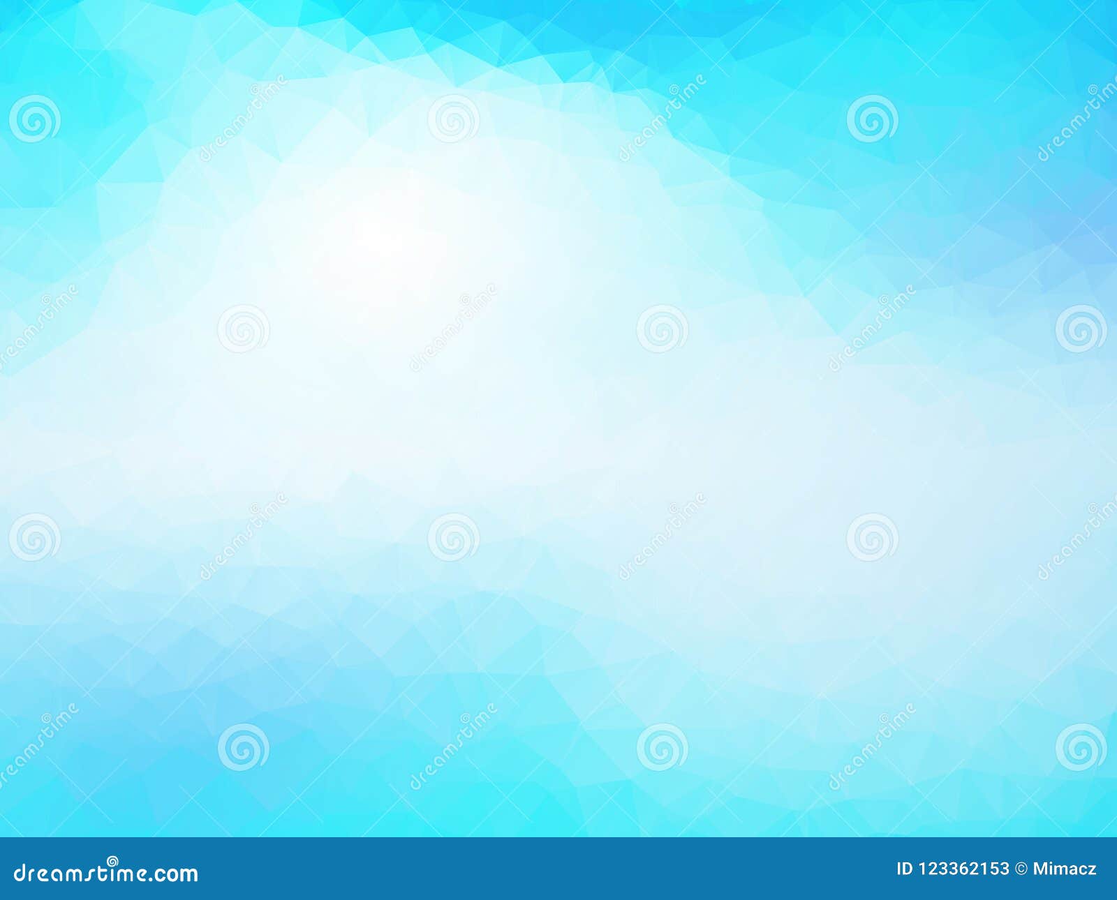 Light Blue Mosaic Triangle Background Stock Illustration - Illustration ...