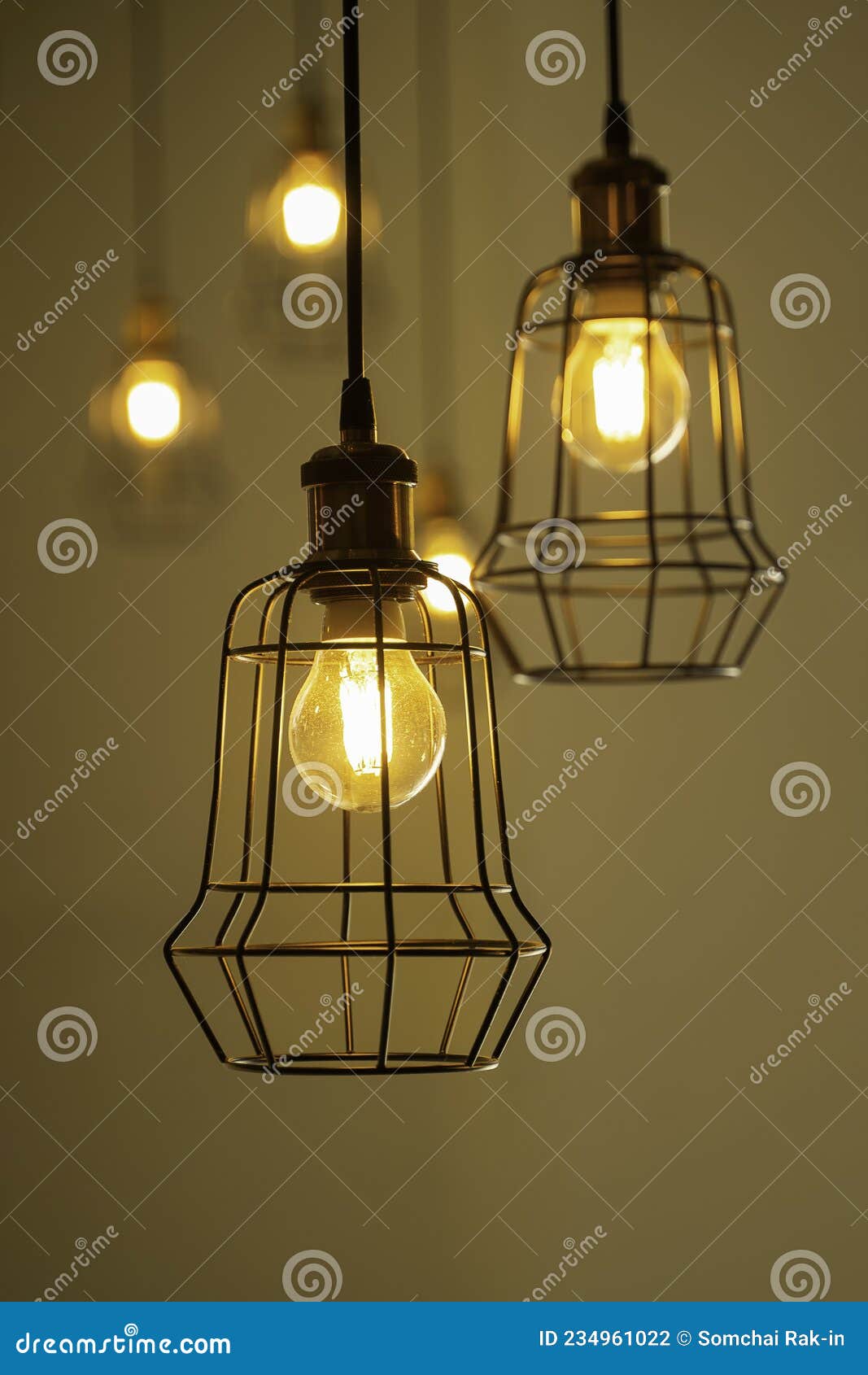 Modern Style Lighting Bulb Decor, Luxury Retro Light Bulb Interior ...