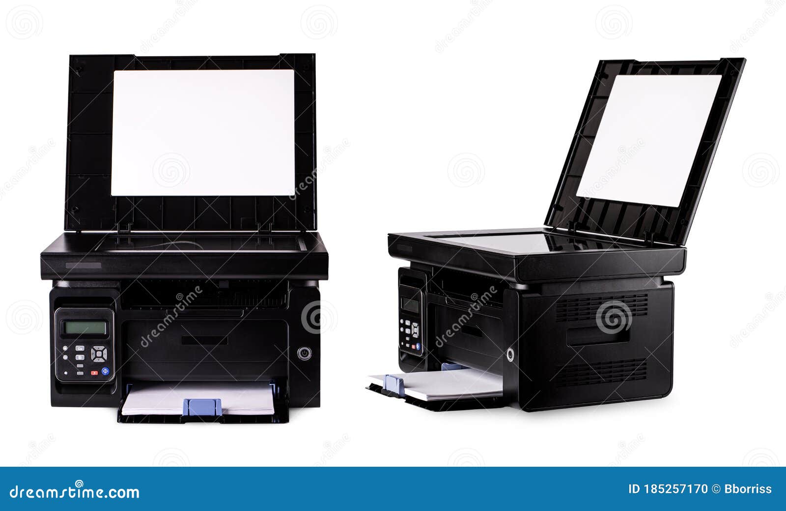 Modern Style Office Device Isolated with Clipping Path Over White Stock ...