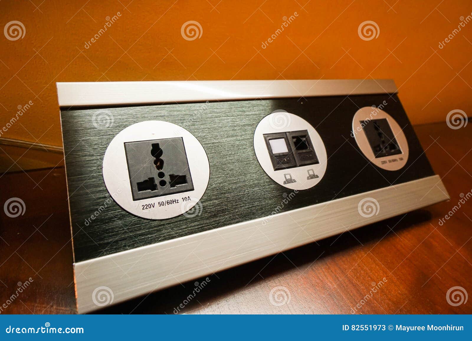 Modern Style Plug Socket in Hote Stock Image - Image of architecture ...