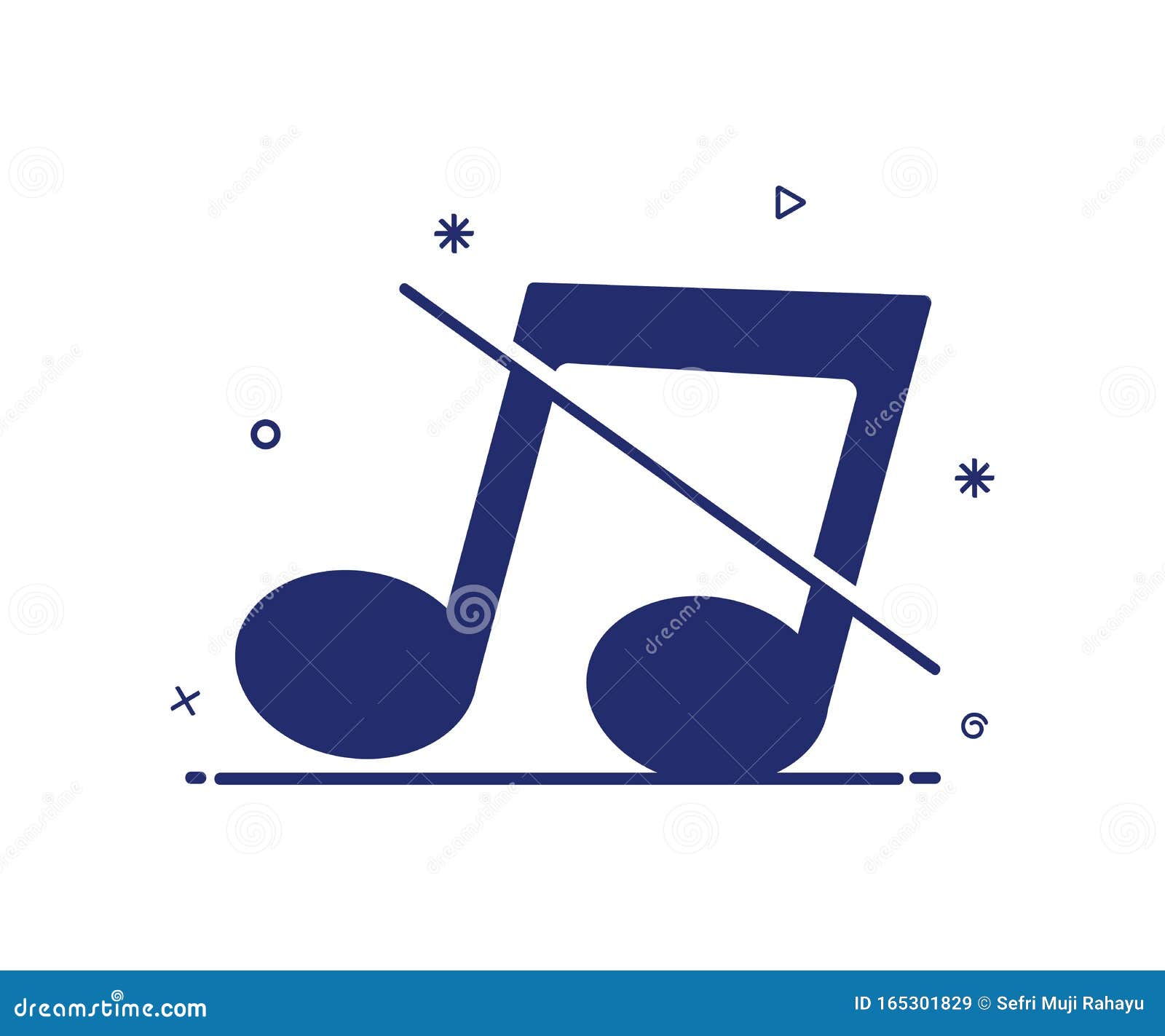 Modern Style Silent Mode Vector Icon Stock Vector - Illustration of ...