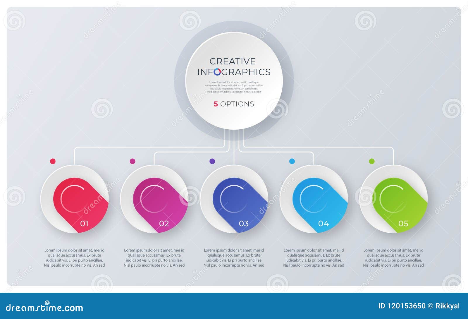 Modern Style Structure Chart, Infographic Design, Visualization Stock ...