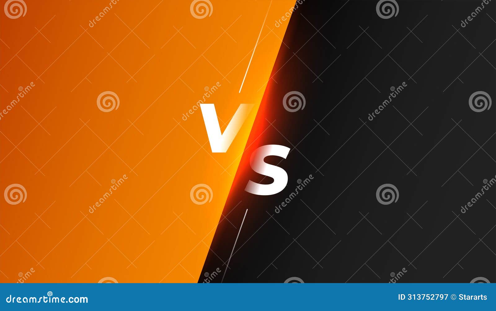 Modern Style Vs Banner for Game Streamer Championship Stock ...