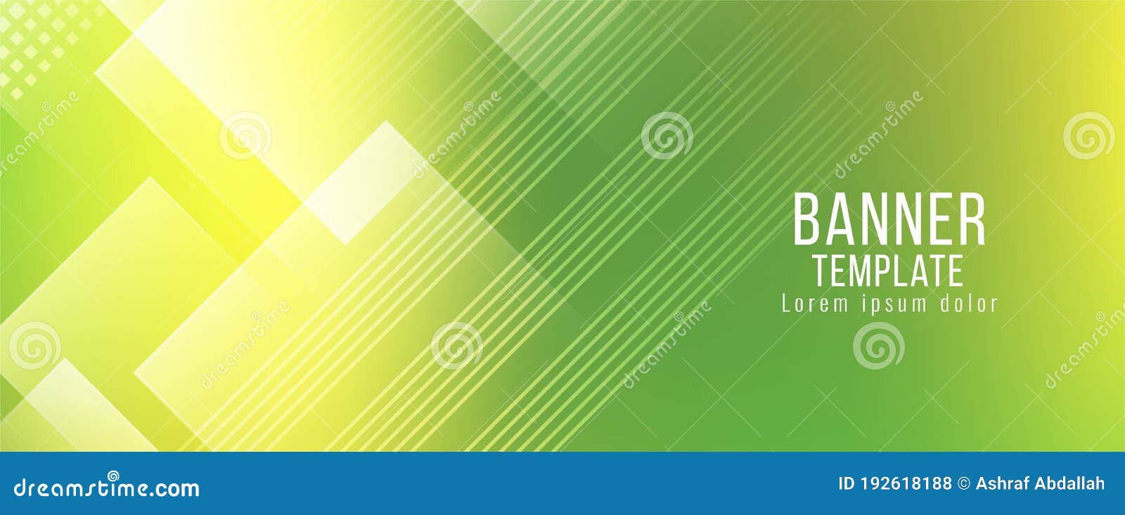 Modern Stylish Banner Template Vector Stock Vector - Illustration of ...