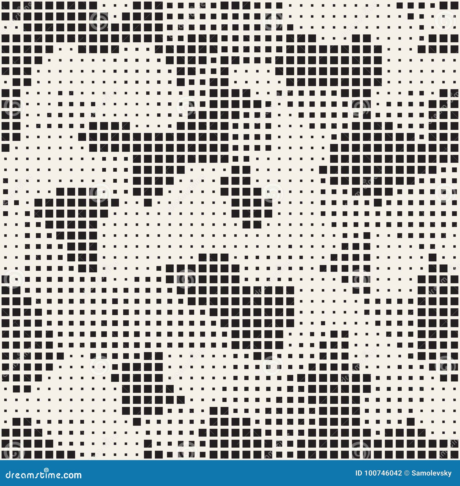 Modern Stylish Halftone Texture. Endless Abstract Background with ...