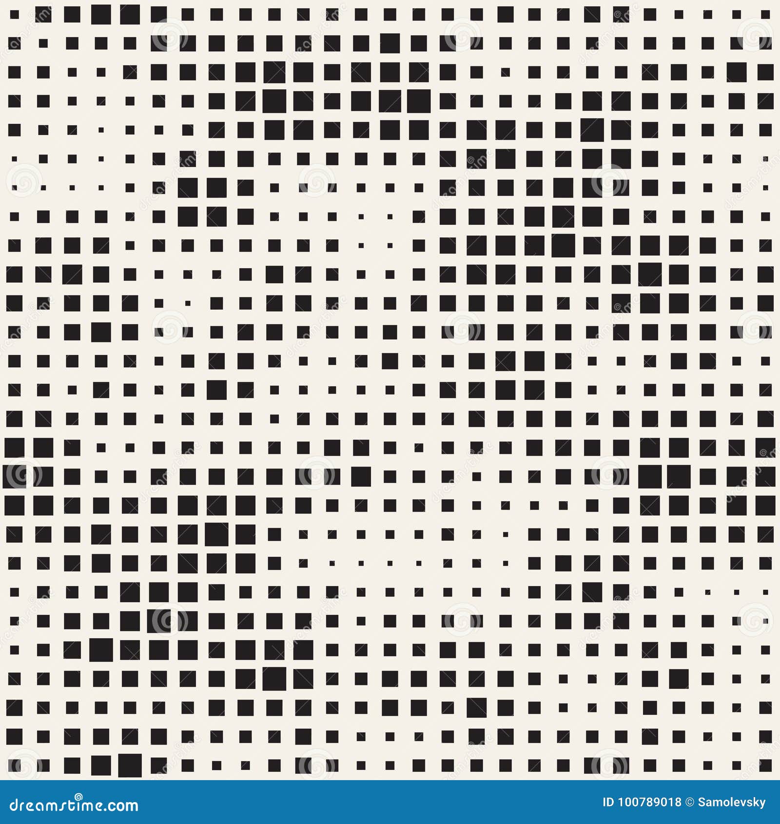Modern Stylish Halftone Texture. Endless Abstract Background with ...
