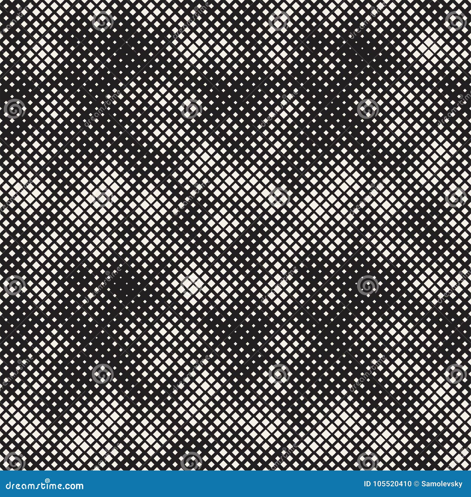 Modern Stylish Halftone Texture. Endless Abstract Background with ...