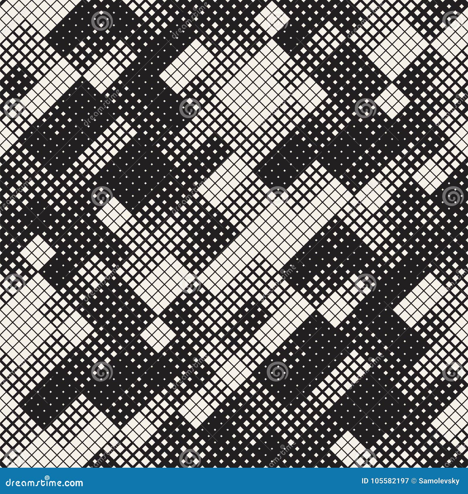 Modern Stylish Halftone Texture. Endless Abstract Background with ...