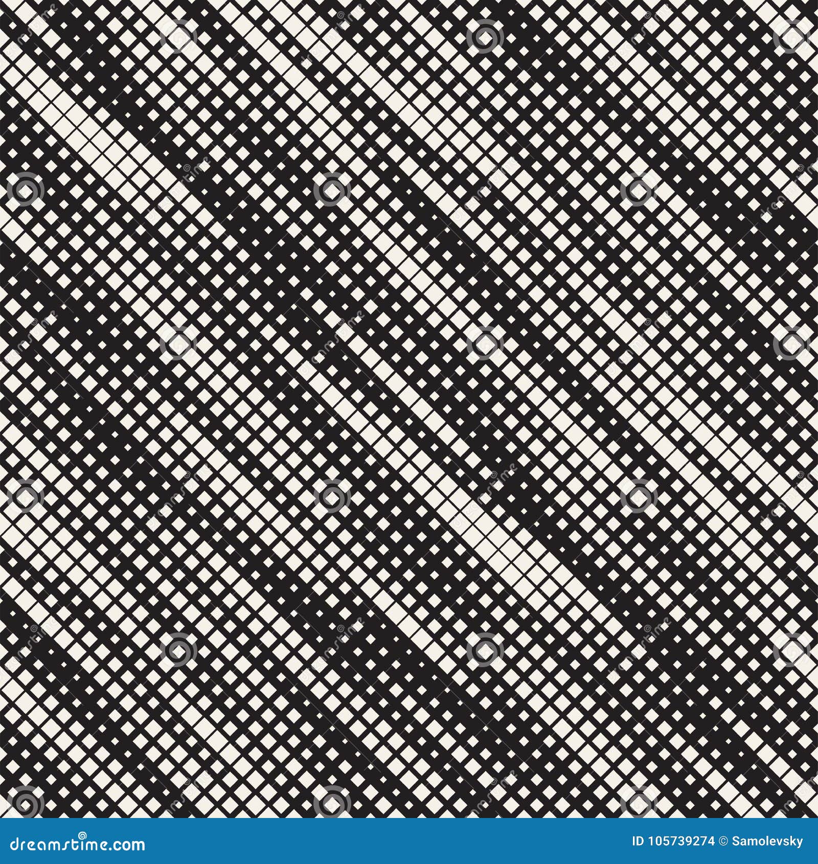 Modern Stylish Halftone Texture. Endless Abstract Background with ...