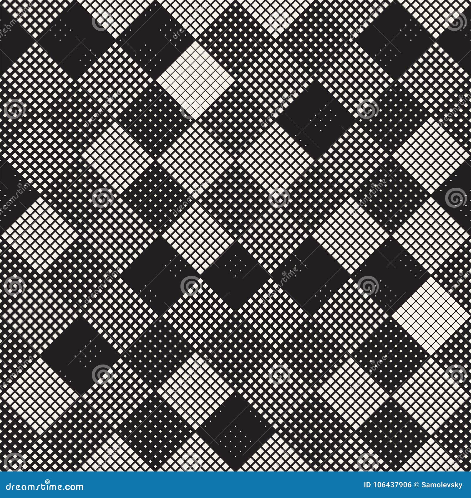 Modern Stylish Halftone Texture. Endless Abstract Background with ...