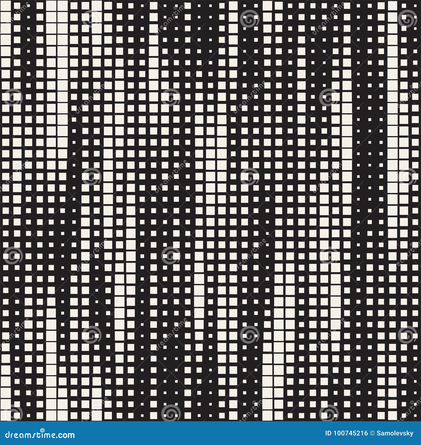 Modern Stylish Halftone Texture. Endless Abstract Background with ...