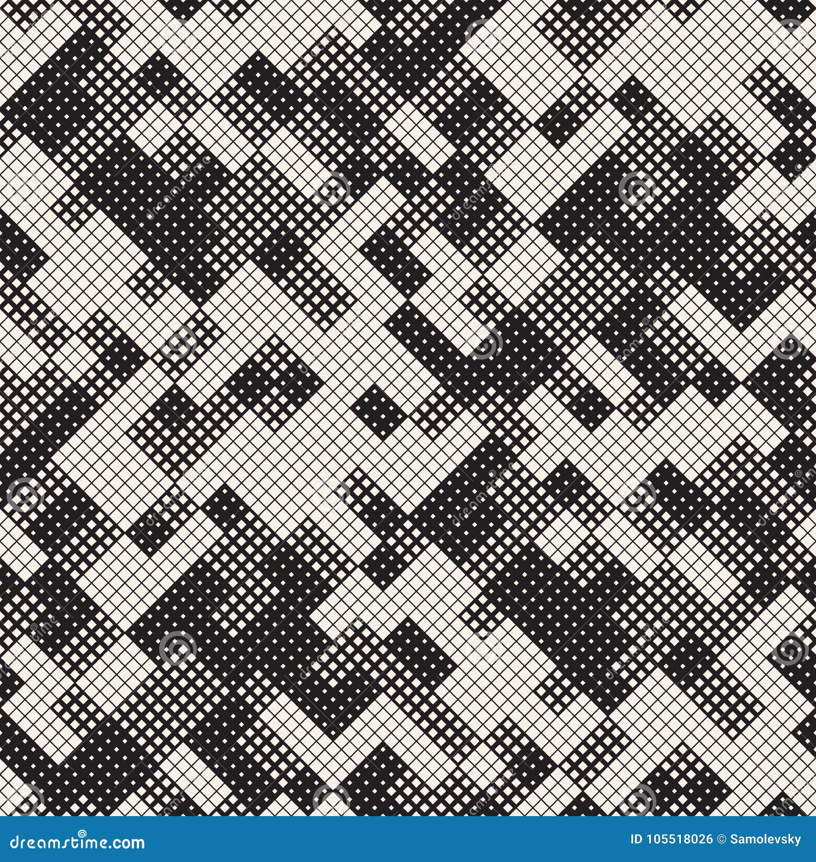 Modern Stylish Halftone Texture. Endless Abstract Background with ...