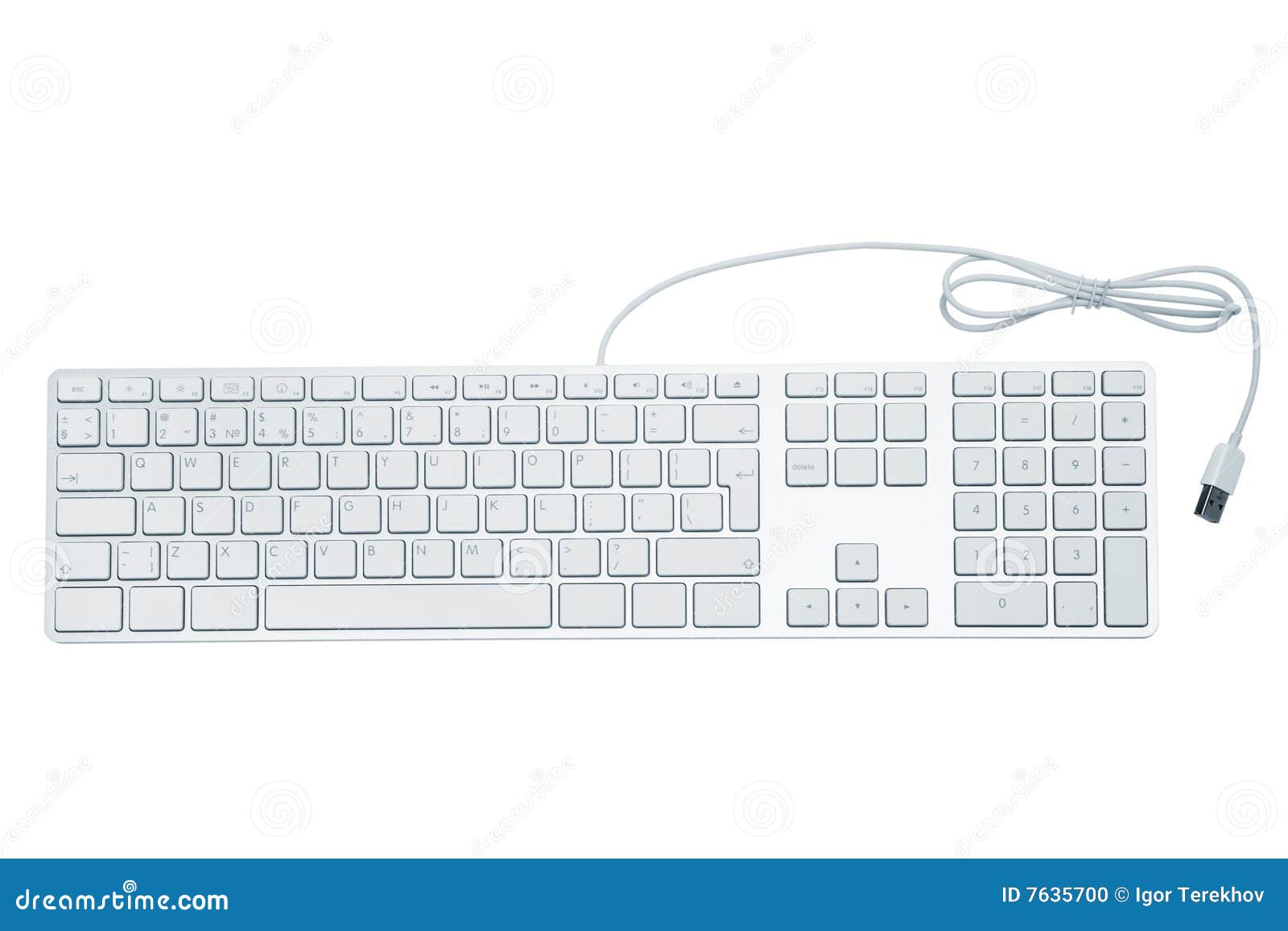 Modern and Stylish Keyboard Stock Photo - Image of business, close: 7635700