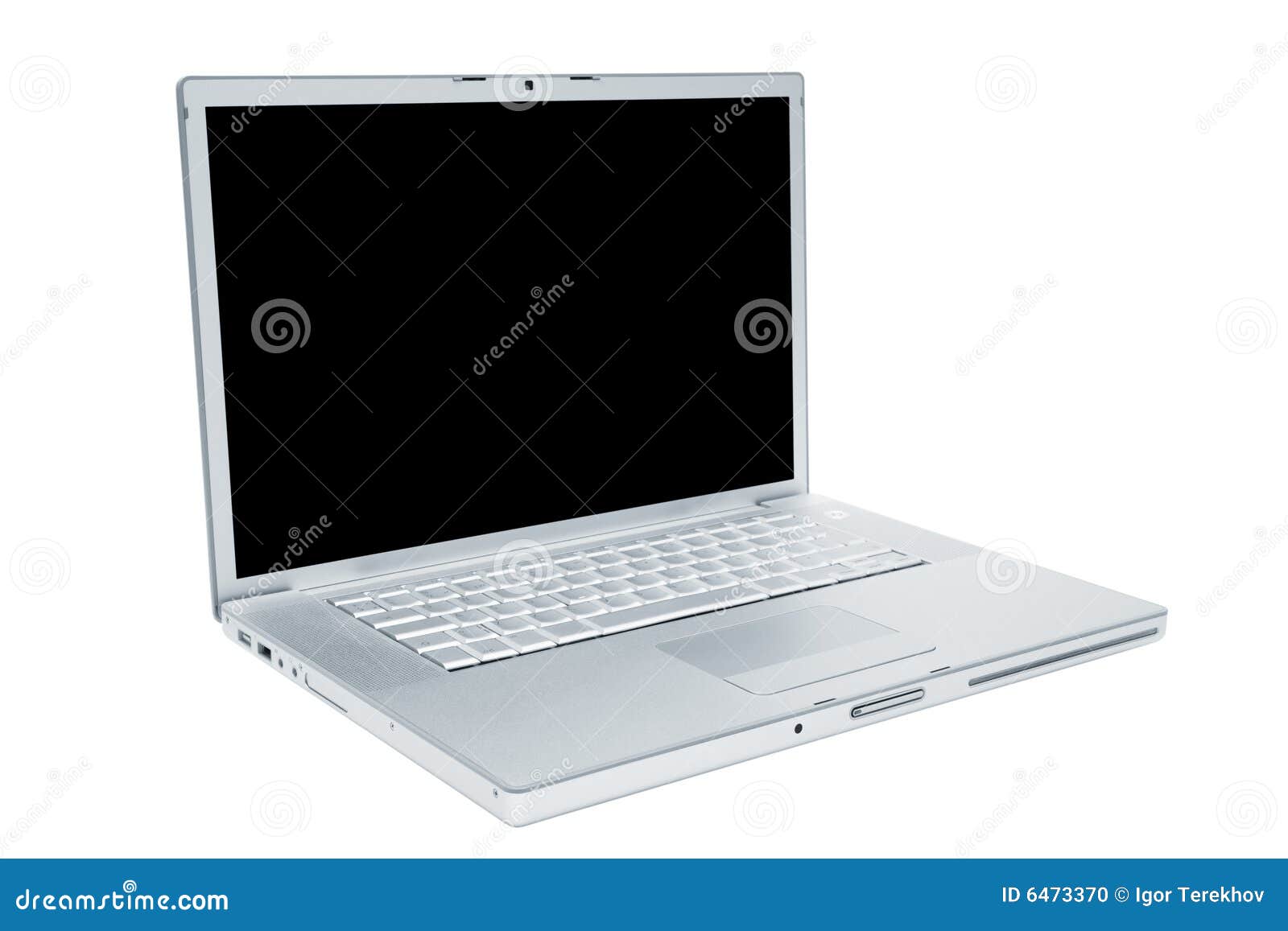 Modern and stylish laptop stock photo. Image of computer - 6473370