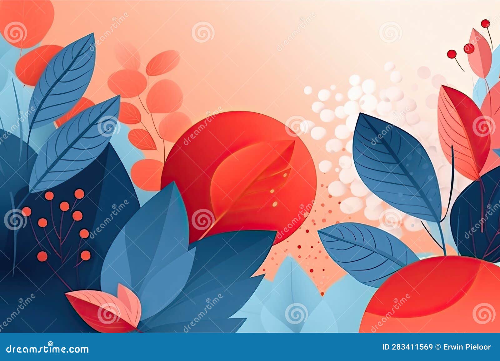 Modern and Stylish Leaf Inspired Pattern Design for Your Project Stock ...