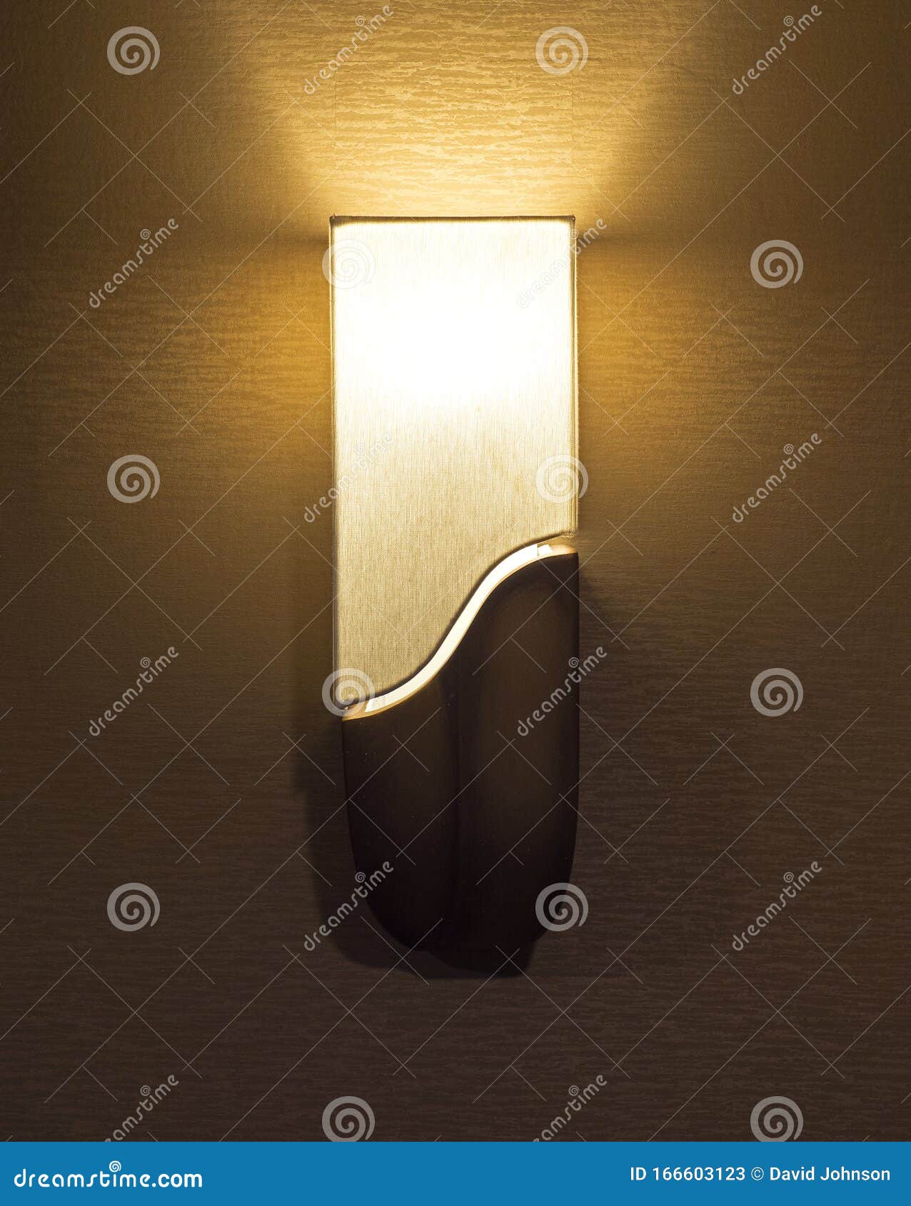 A Stylish Wall Lighting Fixture Stock Image - Image of switch, lighting ...