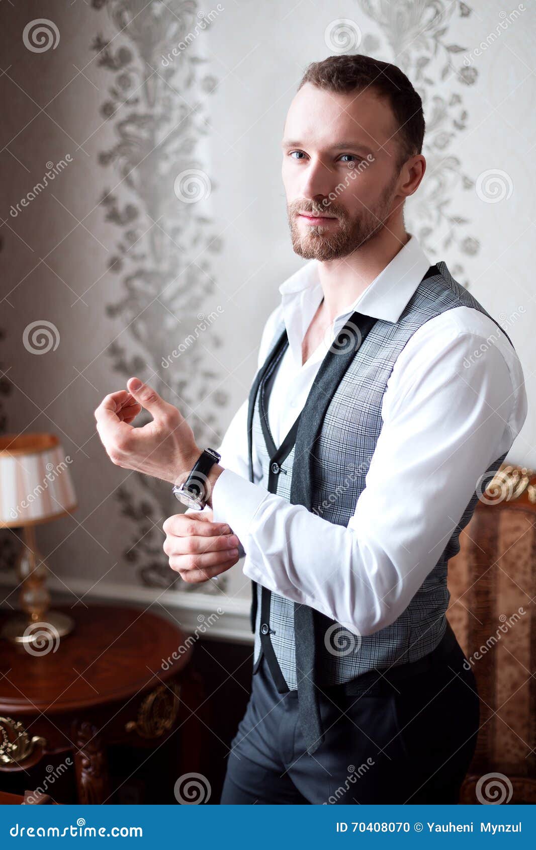 Modern Stylish Man stock photo. Image of married, caucasian - 70408070