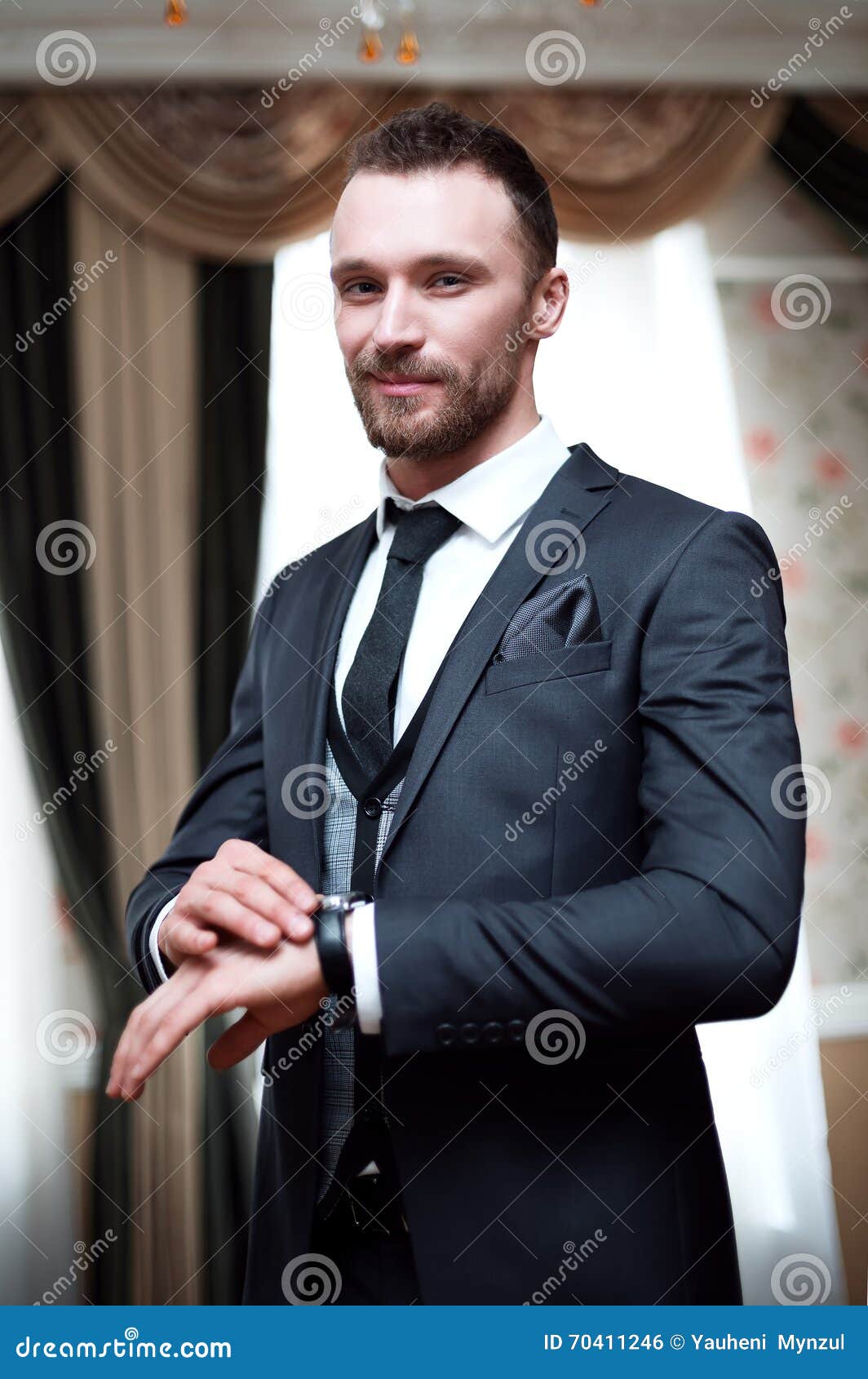 Modern Stylish Man stock photo. Image of business, leadership - 70411246