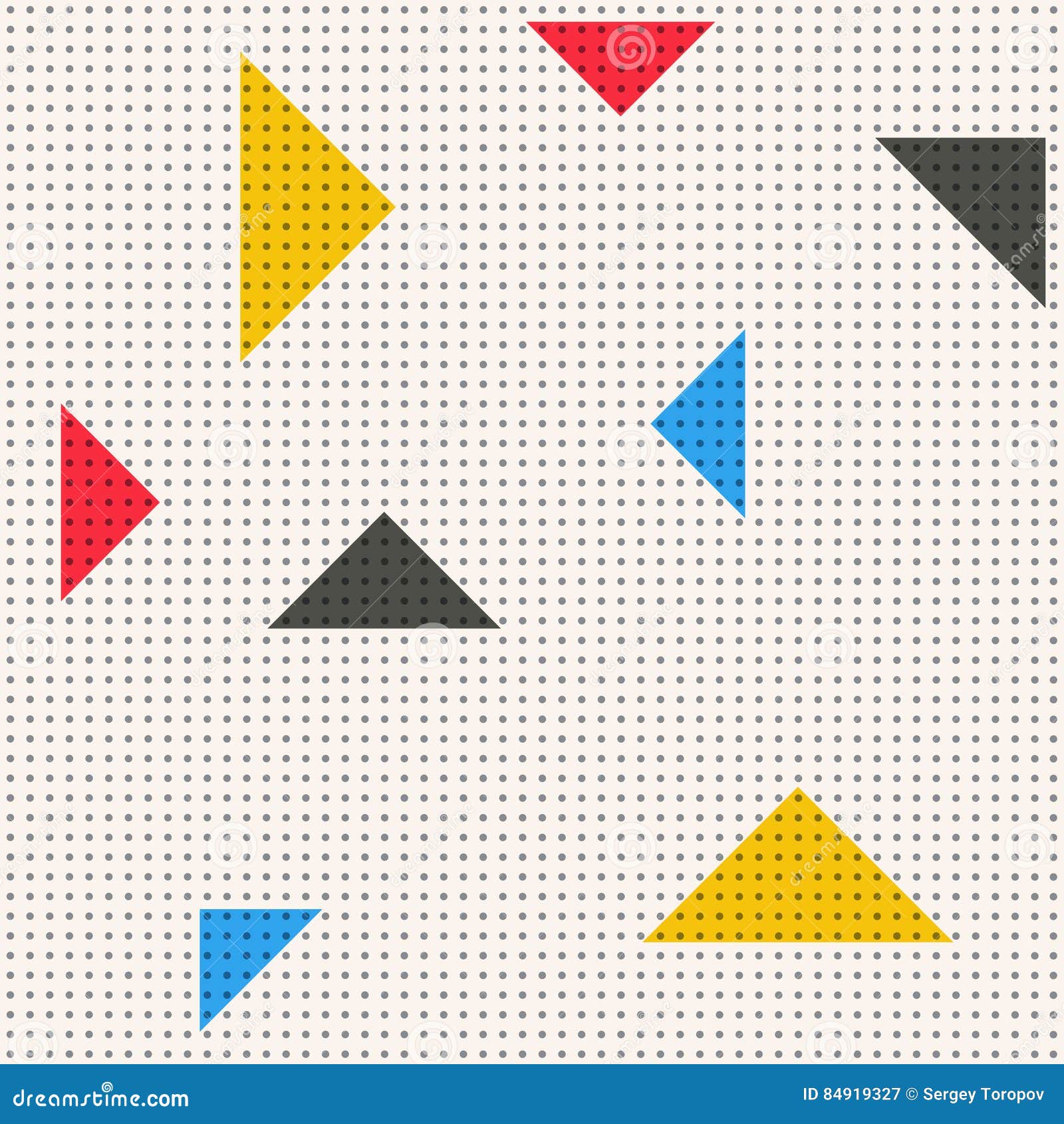 Modern Stylish Seamless Pattern. Repeating Background with Triangles ...