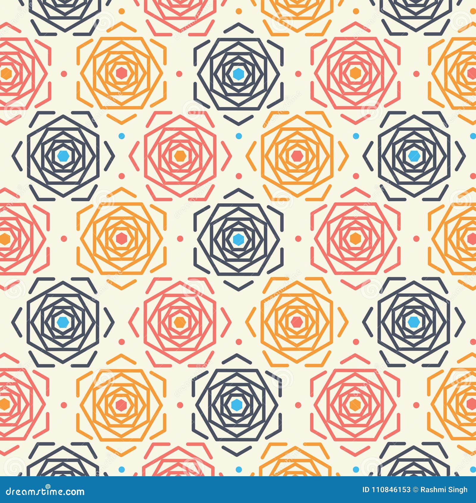 Modern Stylish Texture Background. Seamless Pattern - Vector Stock ...